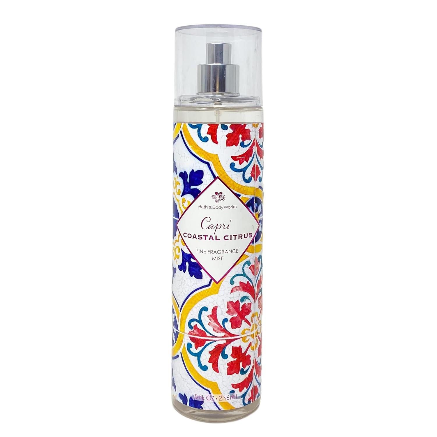 Bath & Body Works Capri Coastal Citrus Fine Fragrance Mist Trio Set ...