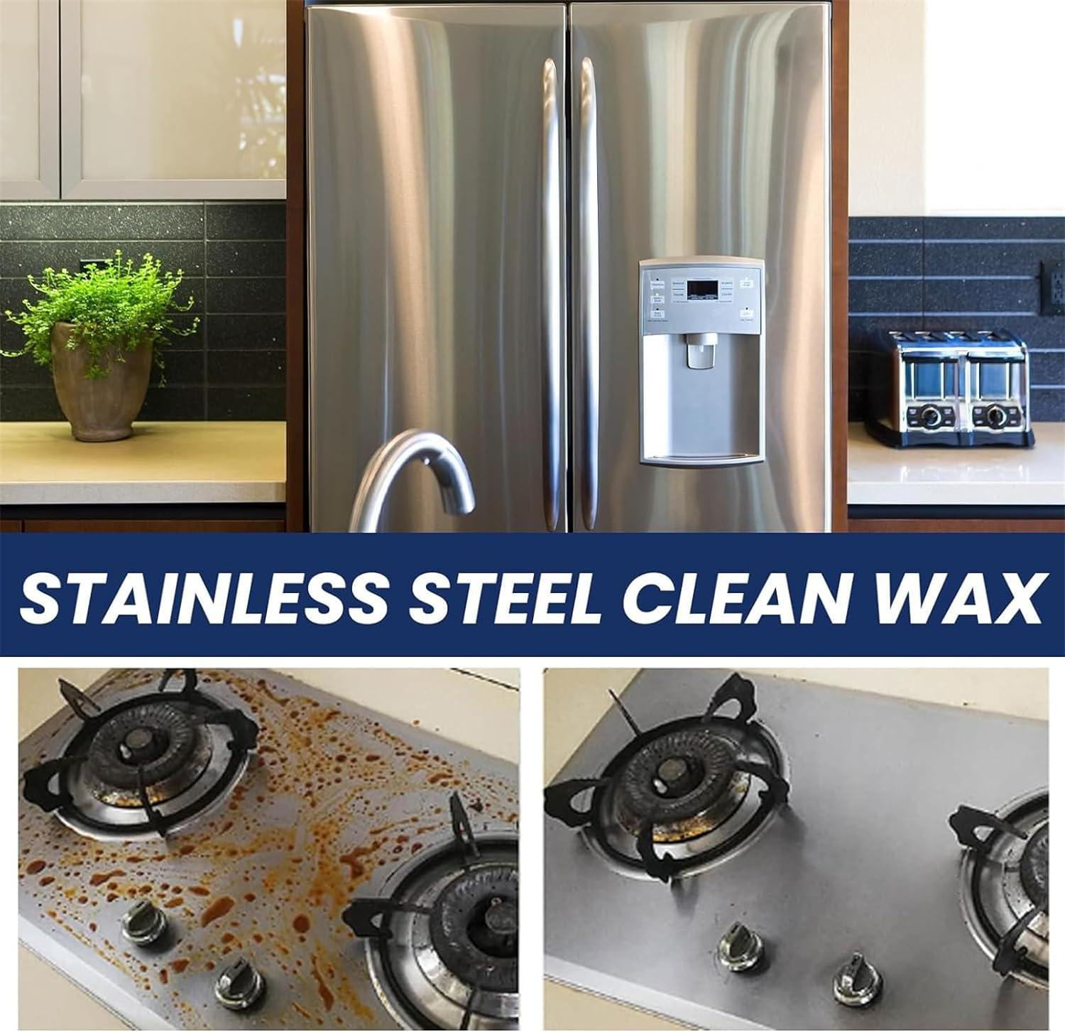 Stainless Steel Clean Wax Magical Nano-Technology Stainless Steel ...