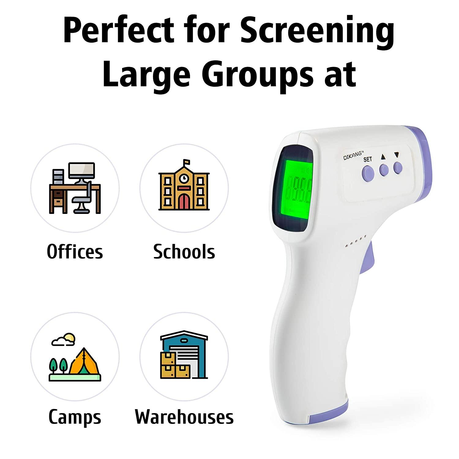 Digital Infrared Forehead Thermometer - No Contact, Fast Readings ...