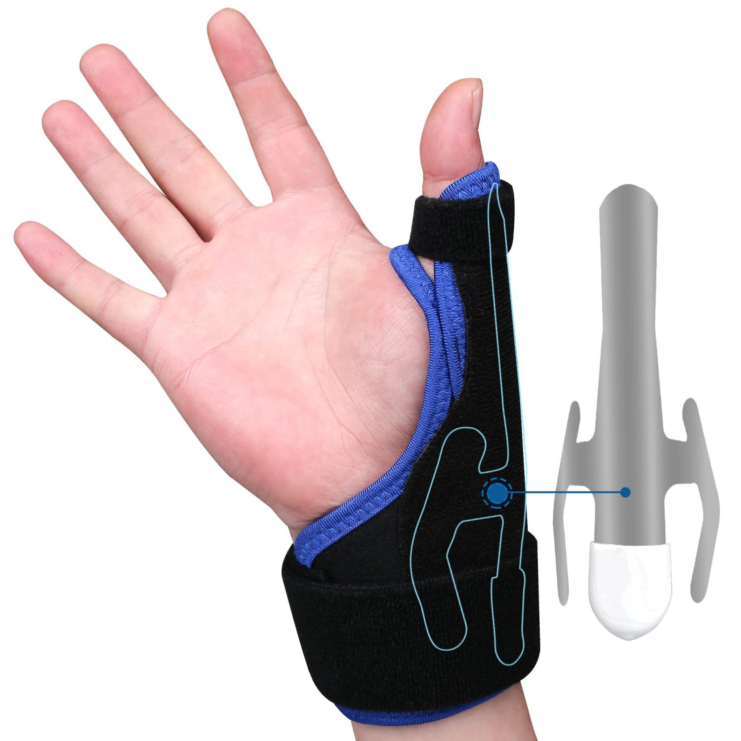 KKOOMI Thumb Support Brace - Joint Thumb Splint for Pain Relief | Arthritis, Tendonitis, Sprains ...