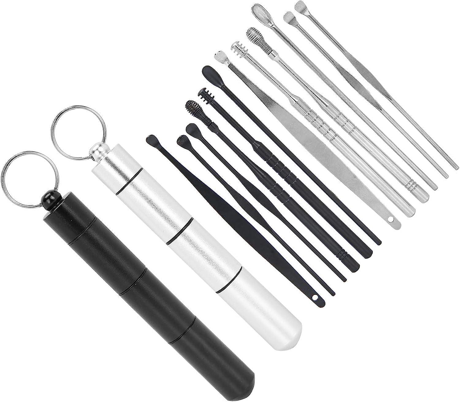 12pcs Ear Pick Earwax Removal Kit - Ear Cleansing Tools with Storage ...