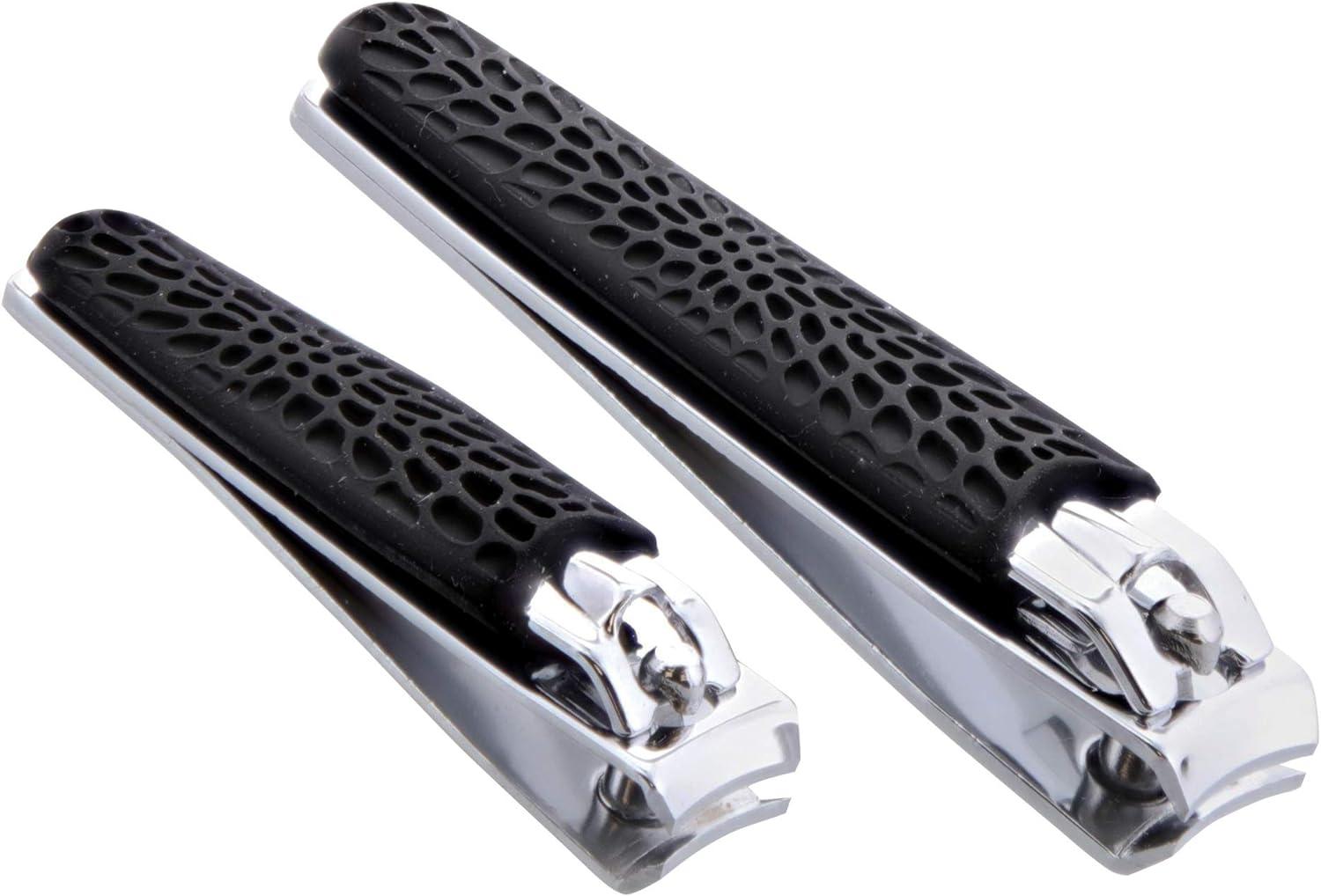 Barbasol Precision Stainless Steel Nail Clipper Set - Non Slip Design ...