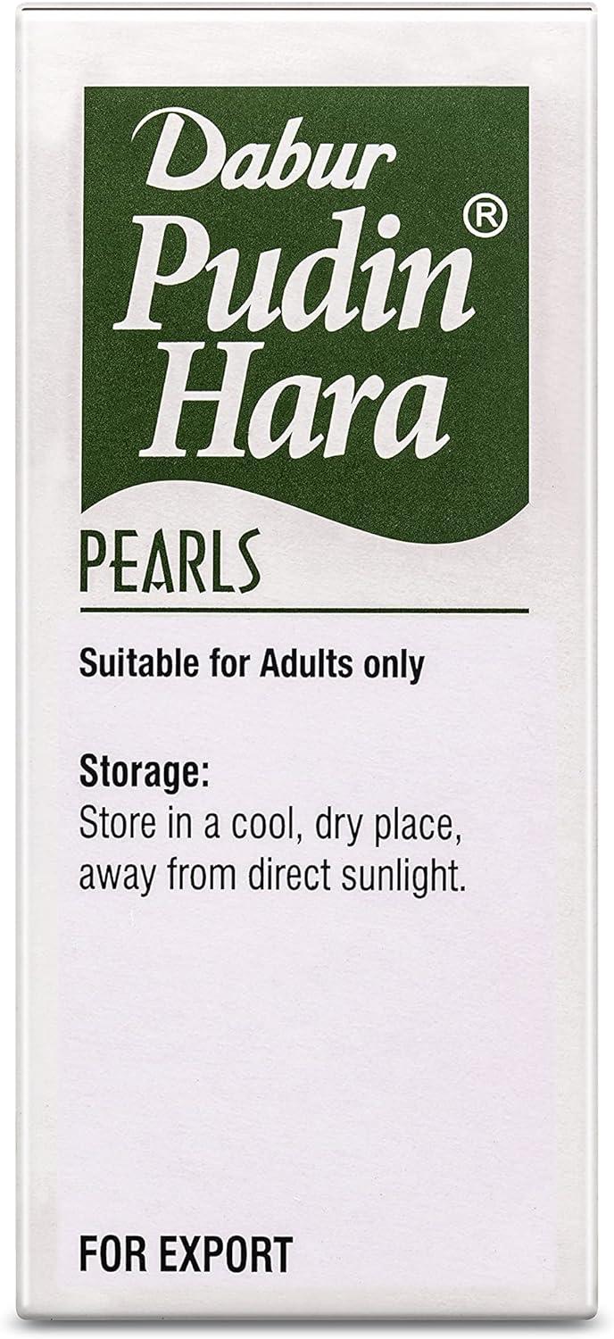 Dabur Pudin Hara Pearls - 100 Count Pack of 10 Digestive Care Supplements for Men and Women ...