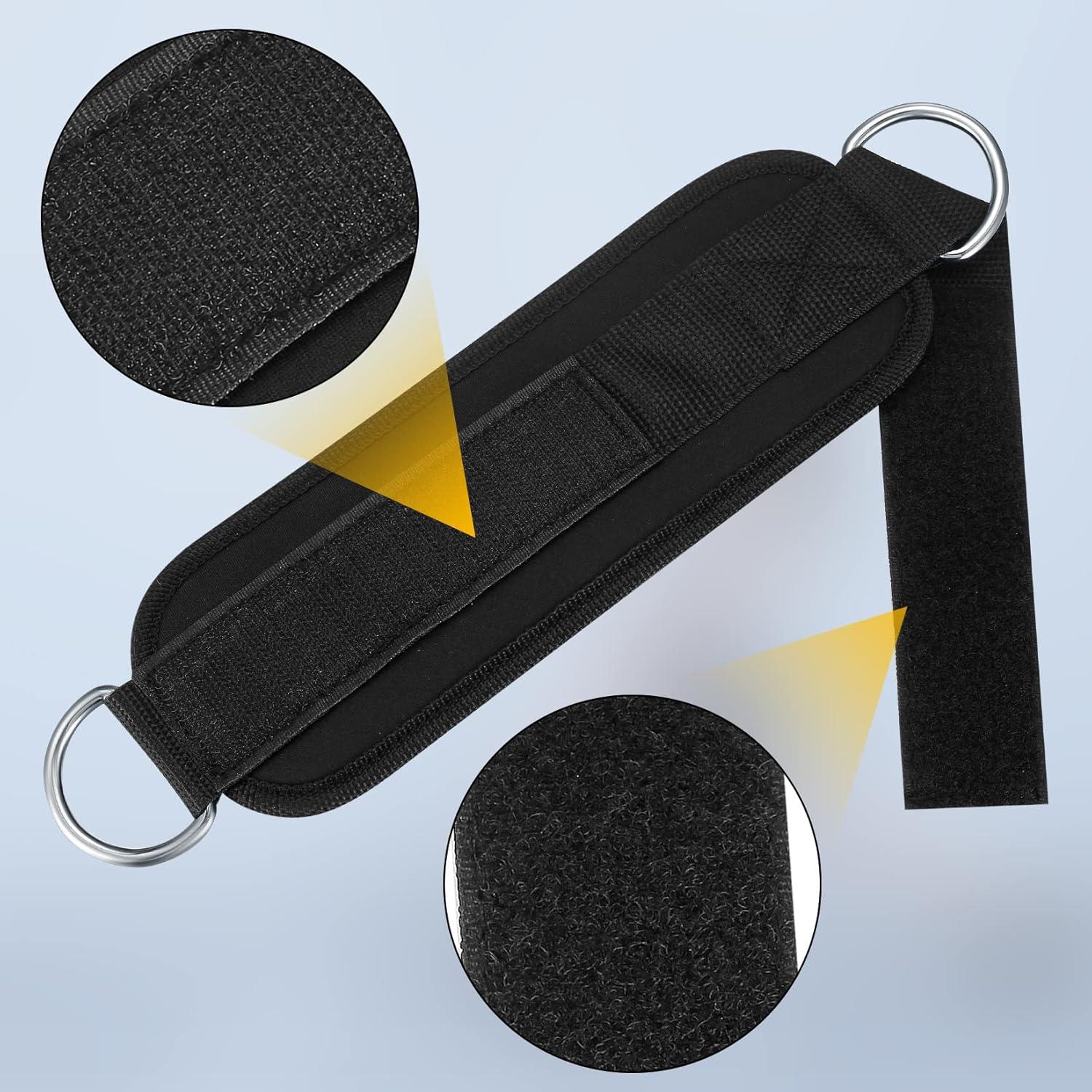 Yiphomn 2-Piece Foot Loops Cable Trainer with D-Rings & Carabiners ...