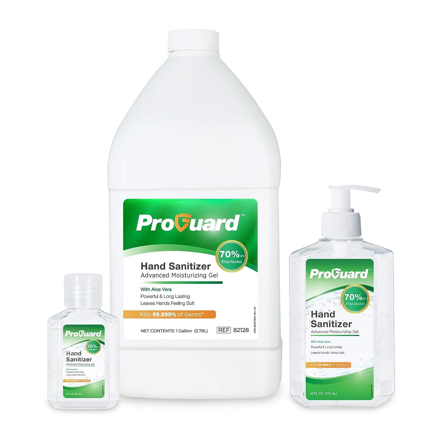 GINGI-PAK 82128-A ProGuard Hand Sanitizer Gel 70% Ethyl Alcohol | 1 ...