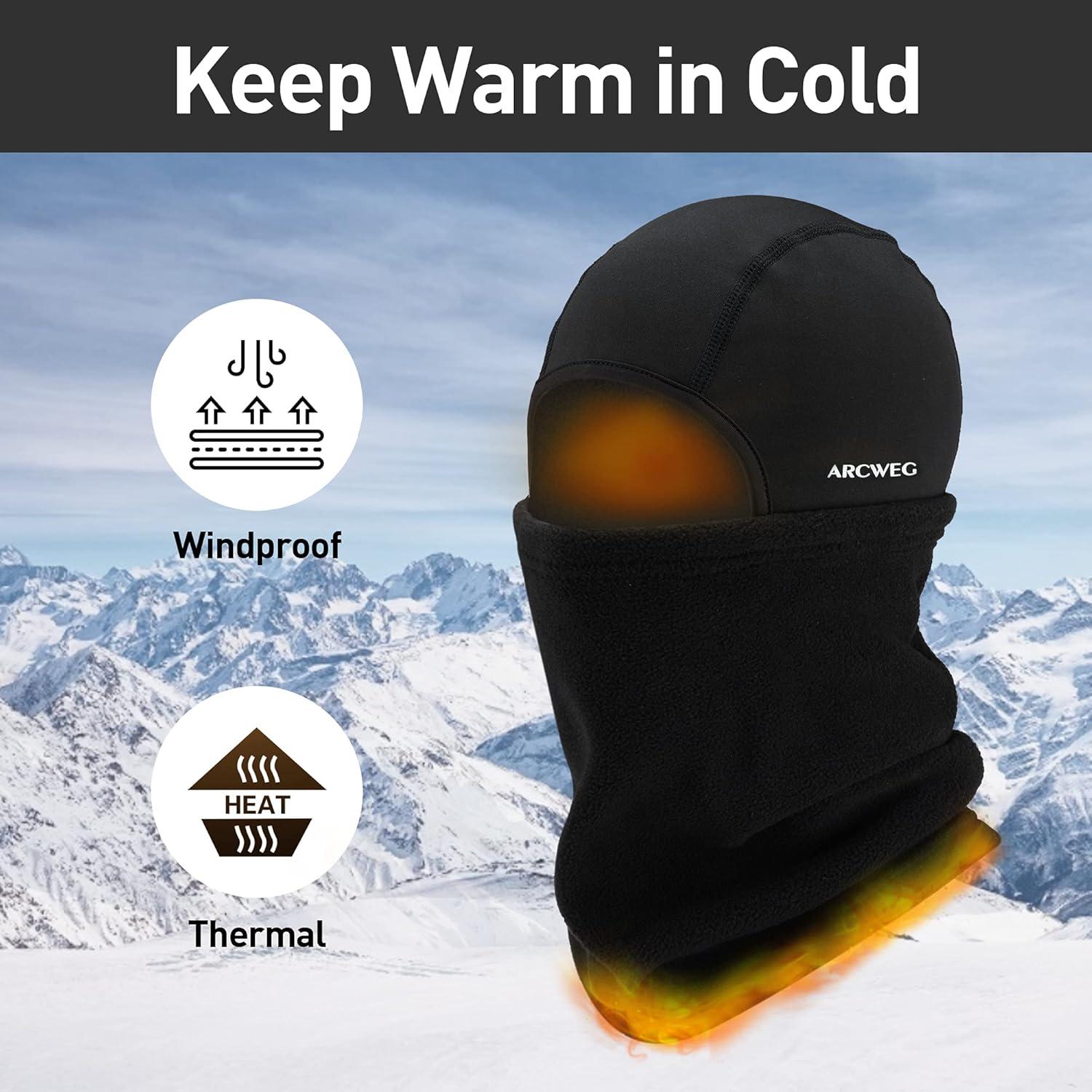Arcweg Storm Hood Balaclava for Kids - Breathable Winter Ski Mask ...