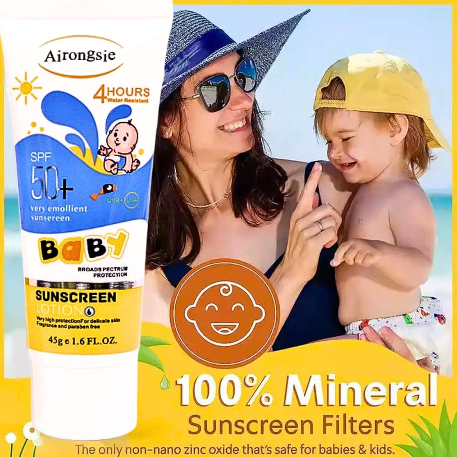Gentle Sunscreen SPF 50+ High Sun Protection SPF 50 Face Moisturiser ...