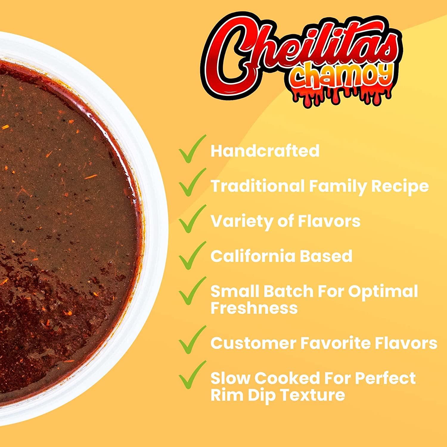 Cheilitas Chamoy Mexican Rim Candy Dip Paste 8 oz | Hand Crafted for ...
