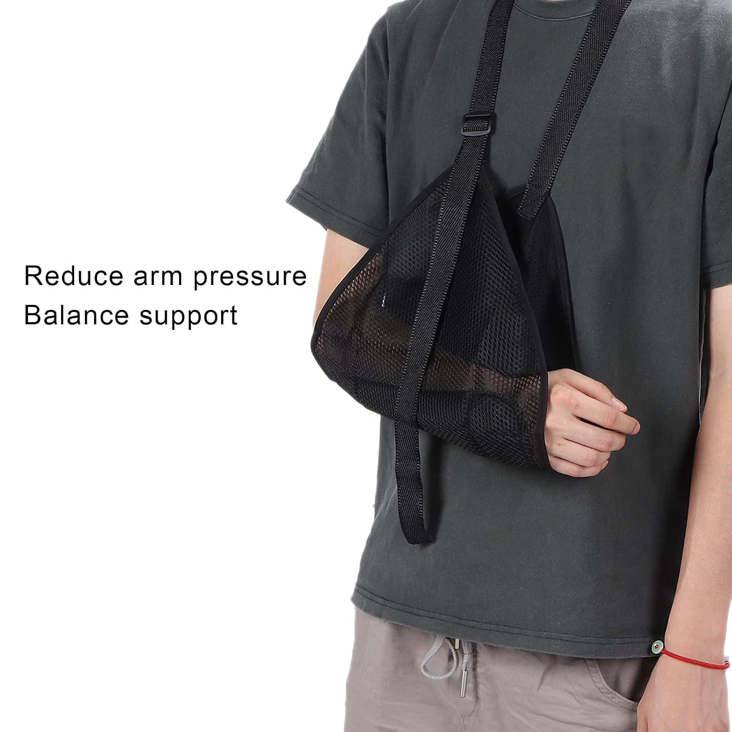FILFEEL Arm Sling for Shoulder Injury | Adjustable Breathable Mesh ...