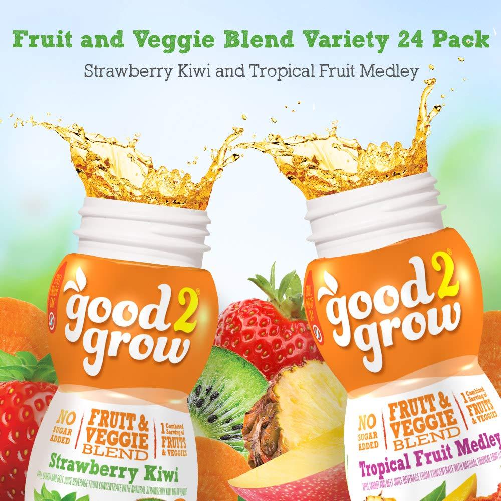 good2grow Strawberry Kiwi & Tropical Fruit Medley Juice 24-Pack - Non ...