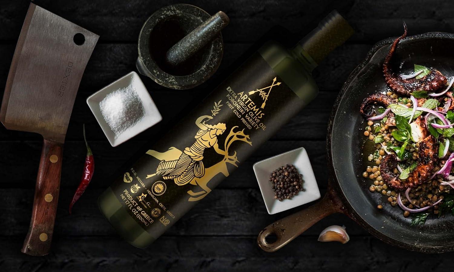 Artemis Greek Premium Extra Virgin Olive Oil (EVOO) First Cold Pressed ...