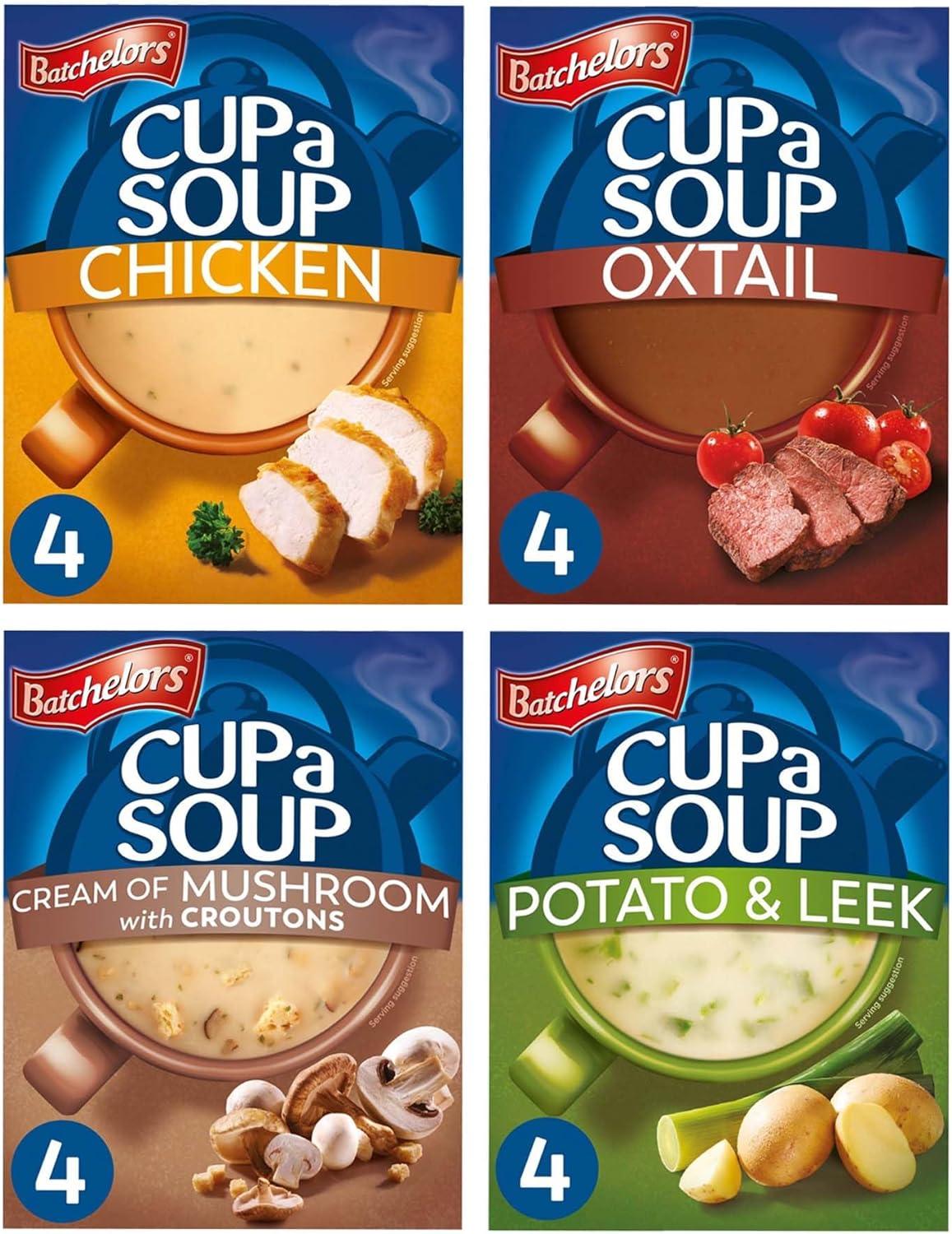 Instant Soup Bundle with Cup a Soup Chicken Potato & Leek Oxtail and ...
