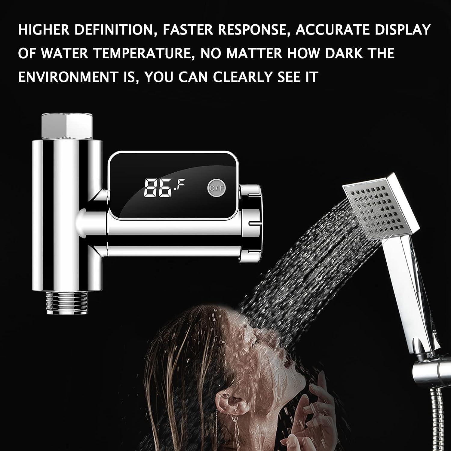 Shower Thermometer LED Digital Display | Baby Bath Water Thermometer ...