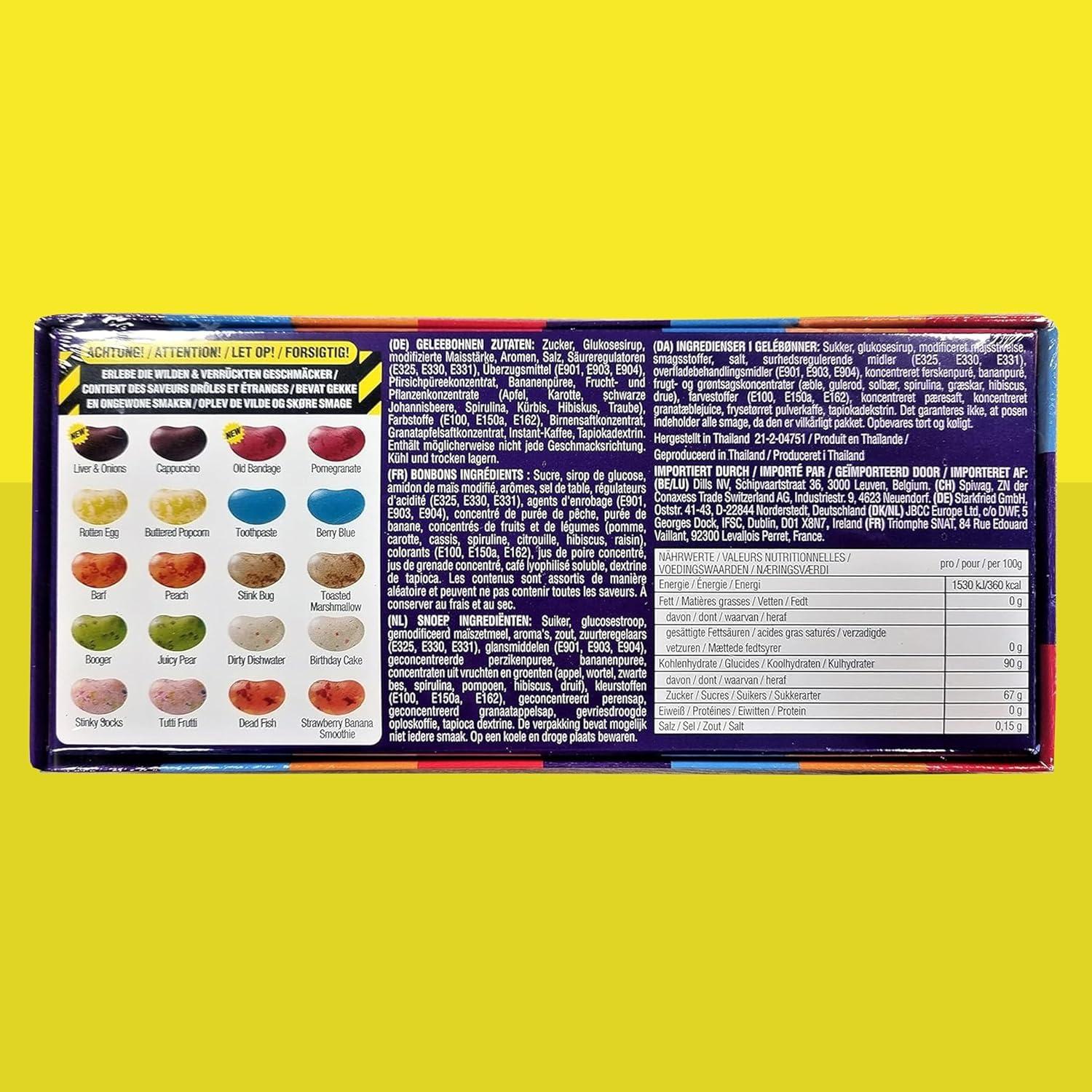 Jelly Belly Bean Boozled Set - Wheel of Fortune + Refill Bag (100g ...