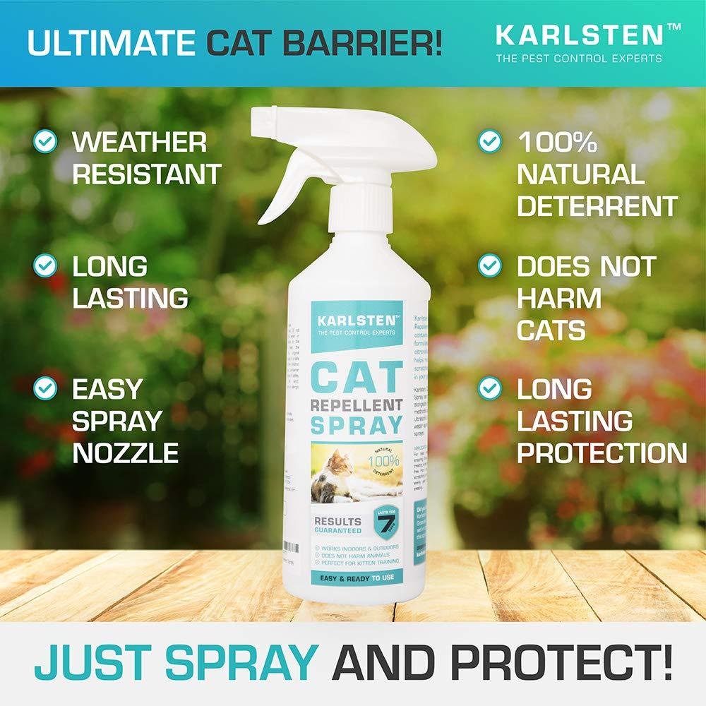 Karlsten Cat Repellent Anti Fouling spray Natural Humane Cat Deterrent ...
