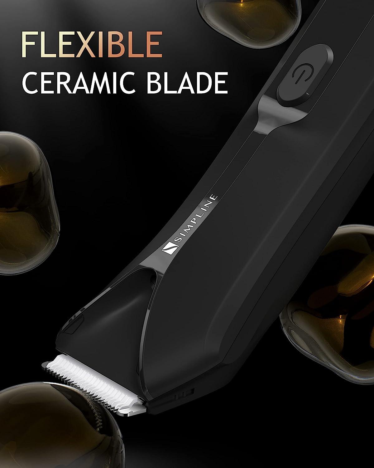 Men's Body Hair Trimmer with LED Light | Waterproof Electric Groin Hair ...