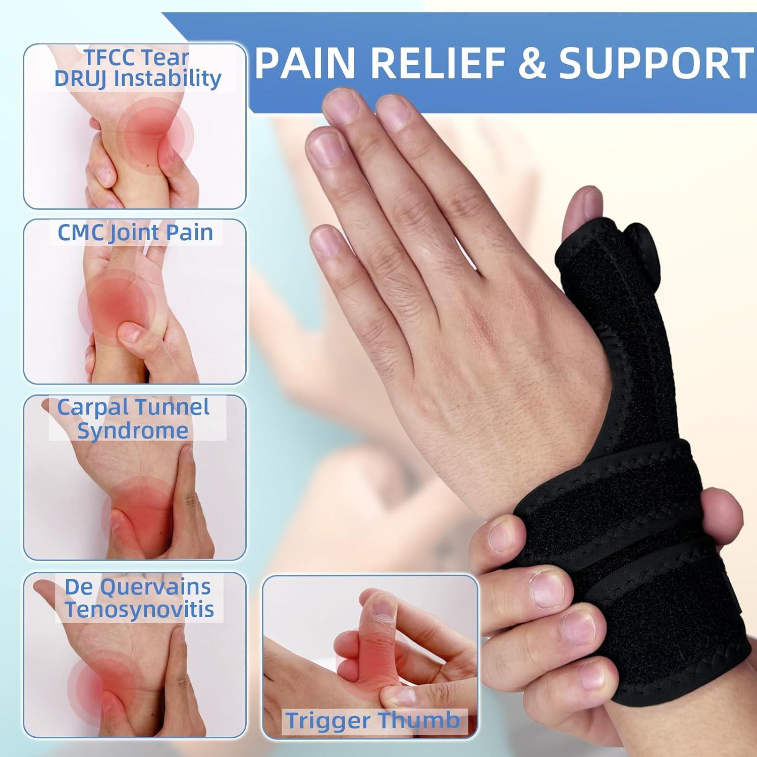 Thumb Brace Left Hand - TFCC Wrist Support for De Quervains Carpal ...