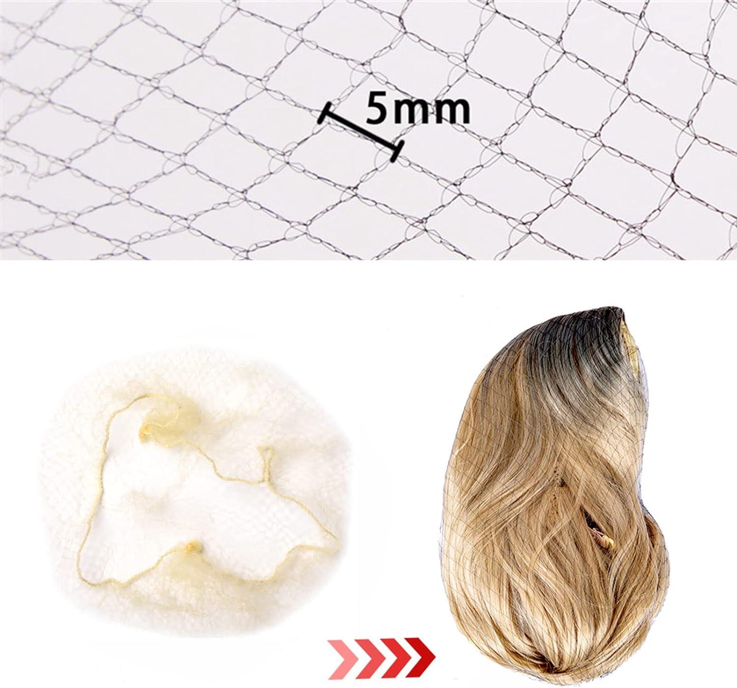 Invisible Blonde Hair Nets for Ballet & Gymnastics - 20inch (24PCS)