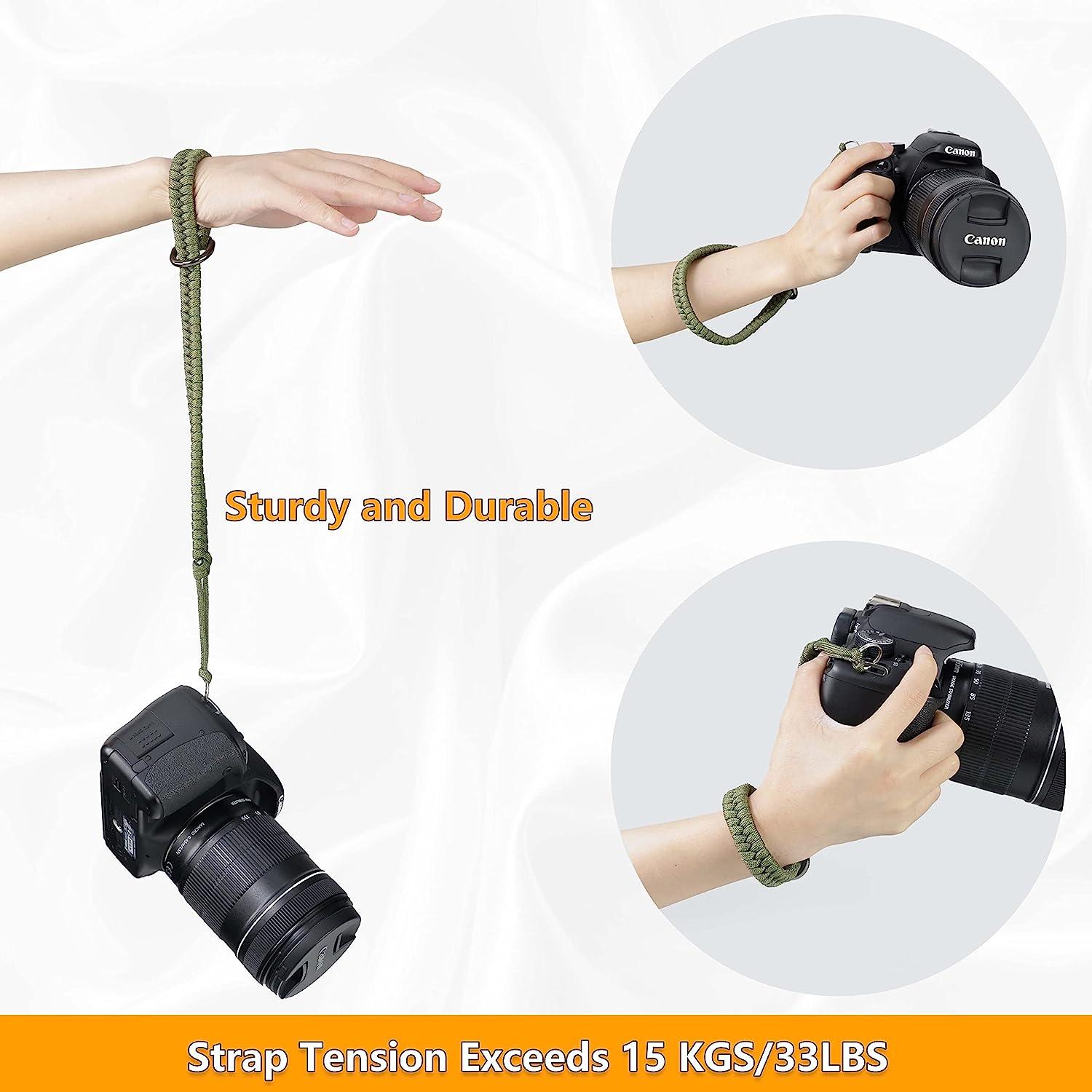 SUNYA Camera Wrist Strap | Paracord Hand Sling with Quick Release ...