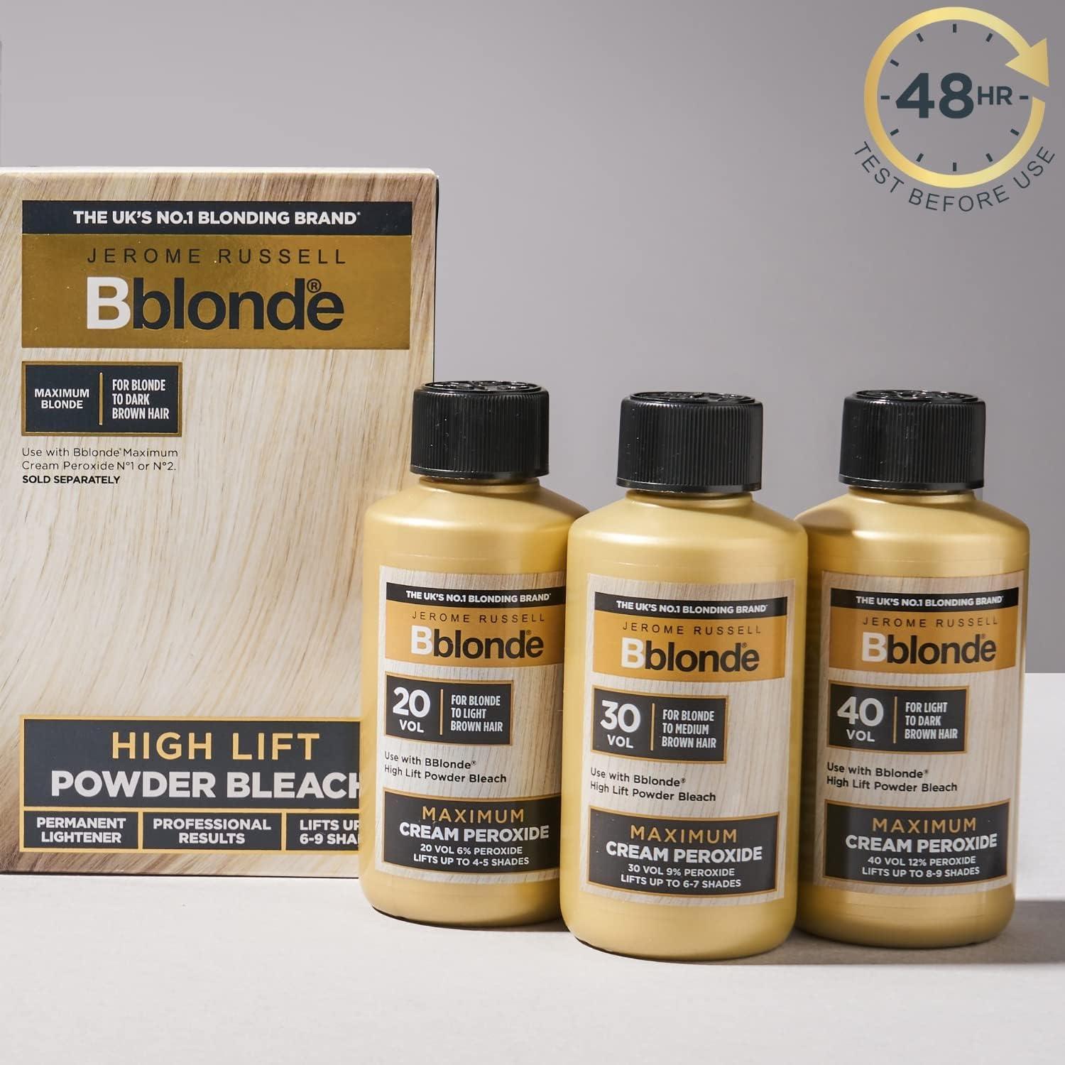 Jerome Russell Bblonde Maximum Lift Cream Peroxide 20 Vol - Permanent ...