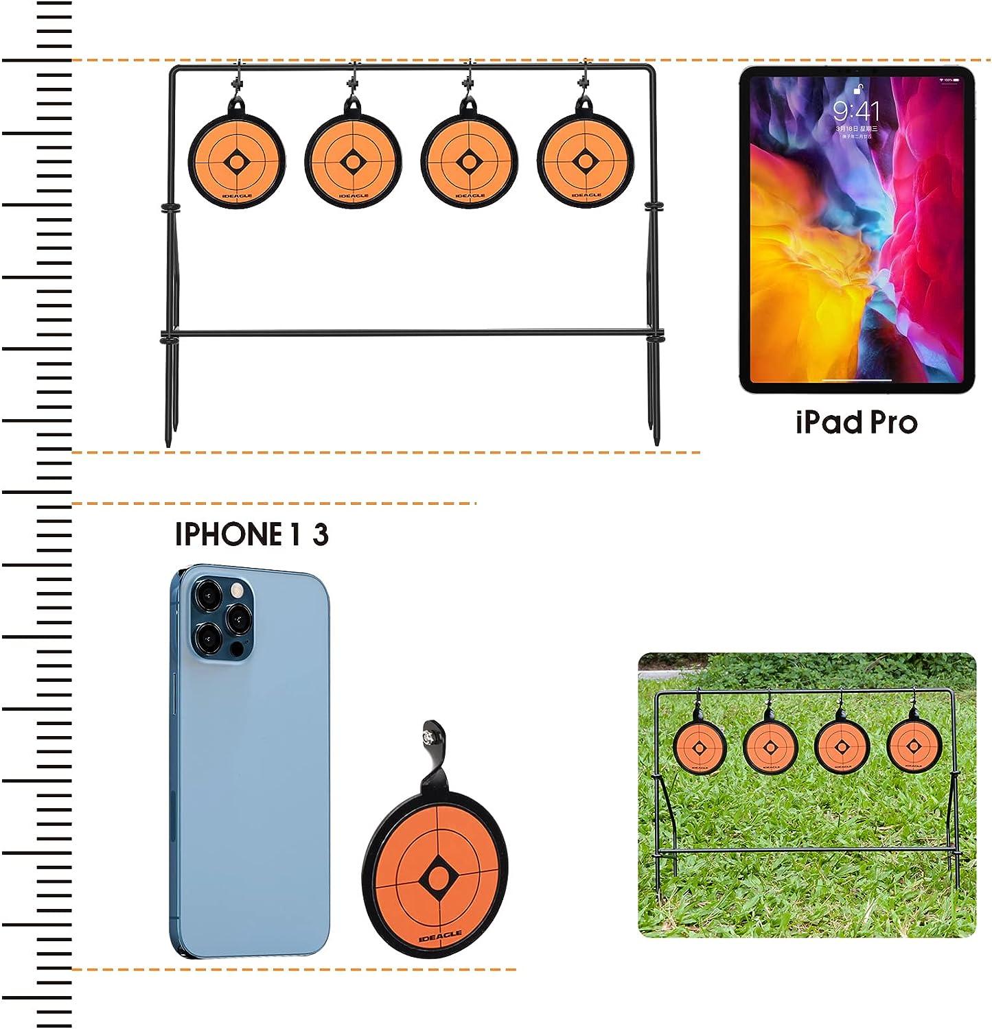 Ideagle Heavy Metal Spinning Pellet Shooting Target for .177 .20 ...