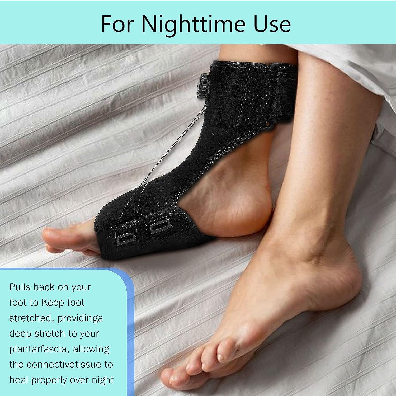 Rotary Knob Plantar Fasciitis Night Splint for Men and Women | Foot ...