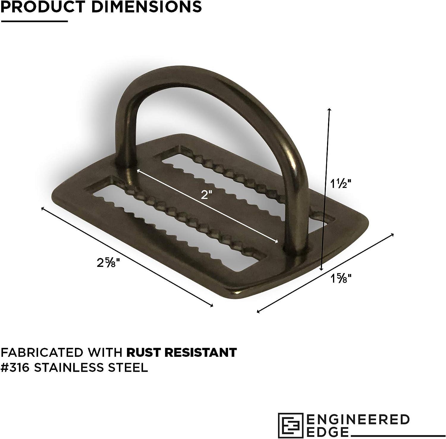 Scuba Diving Weight Belt D-Ring Keeper Stoppers - 2-Pack, Corrosion ...