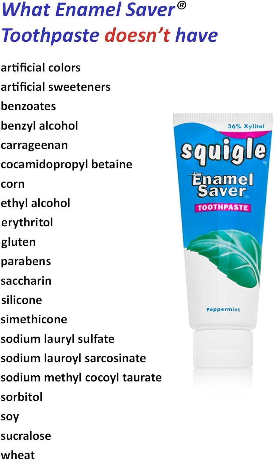 Squigle Enamel Saver Toothpaste - Canker Sore Prevention & Treatment ...