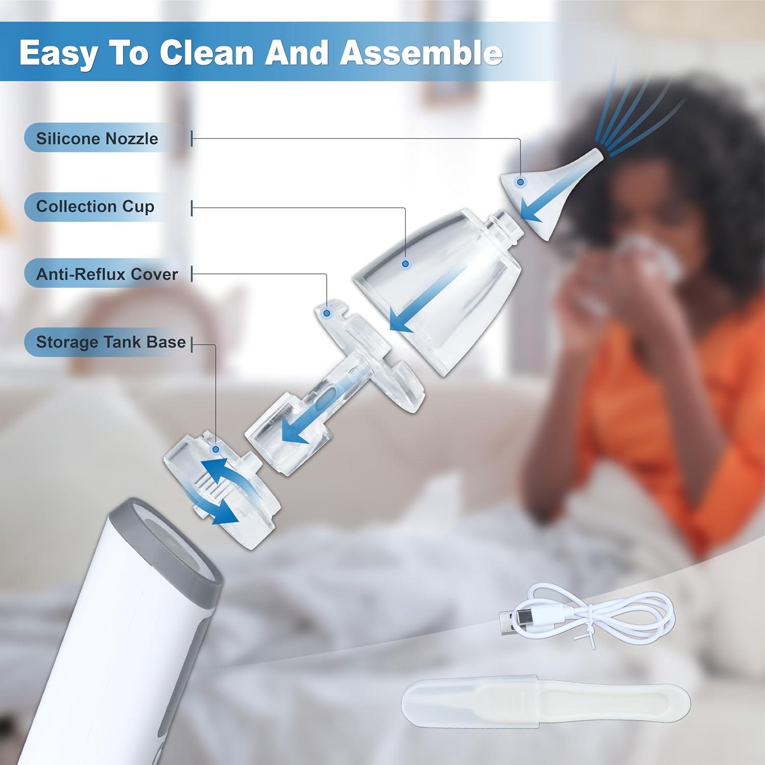 TopQuaFocus Nasal Aspirator for Adults & Babies - Effective Nose Sucker ...