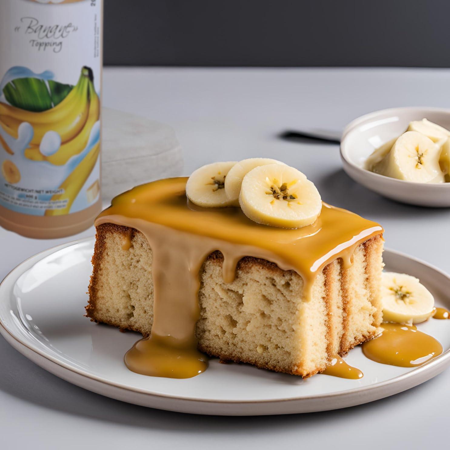 Delicia Banana Desserts Sauce - 600g Seductive Topping for Creative ...