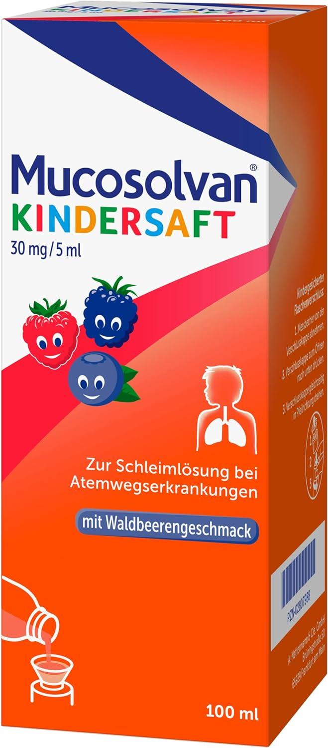 Buy MUCOSOLVAN Children's Juice with Ambroxol - 3 x 100ml | Effective ...