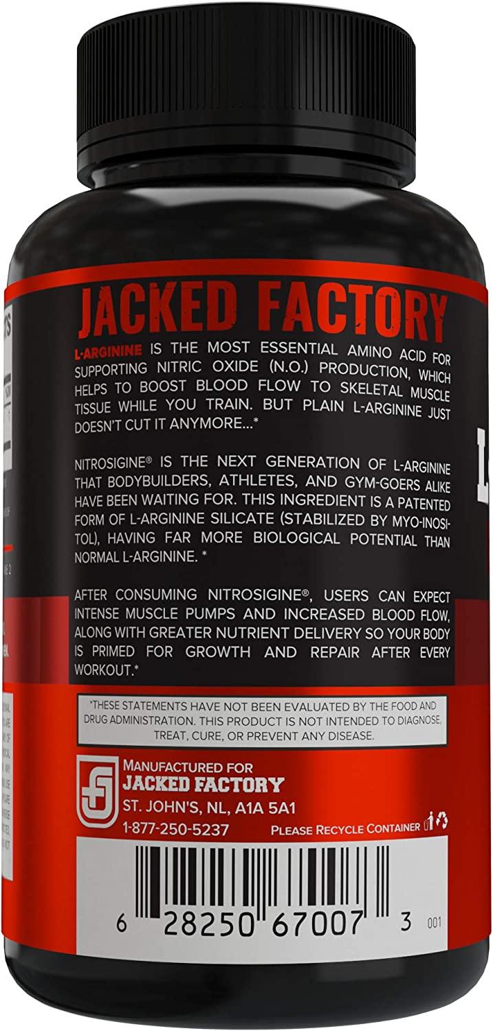 Patented Nitrosigine L-Arginine 1500mg - NO Booster Pre Workout ...