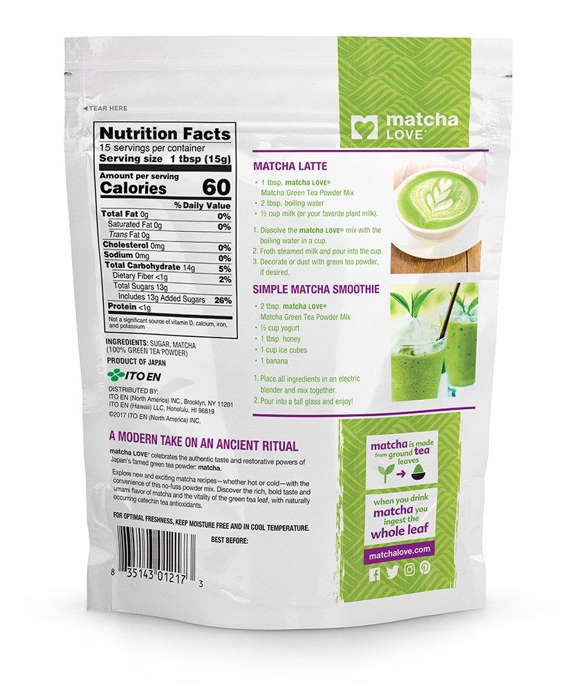 Matcha Love Green Tea Powder Packet - Sweetened - 8 Ounce | Buy Now ...
