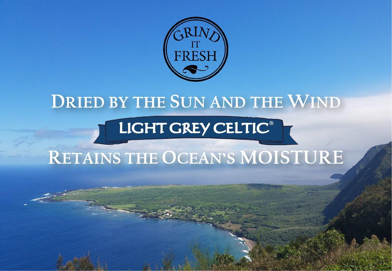 Light Grey Celtic Sea Salt - 5lb Resealable Bag | Additive-Free ...