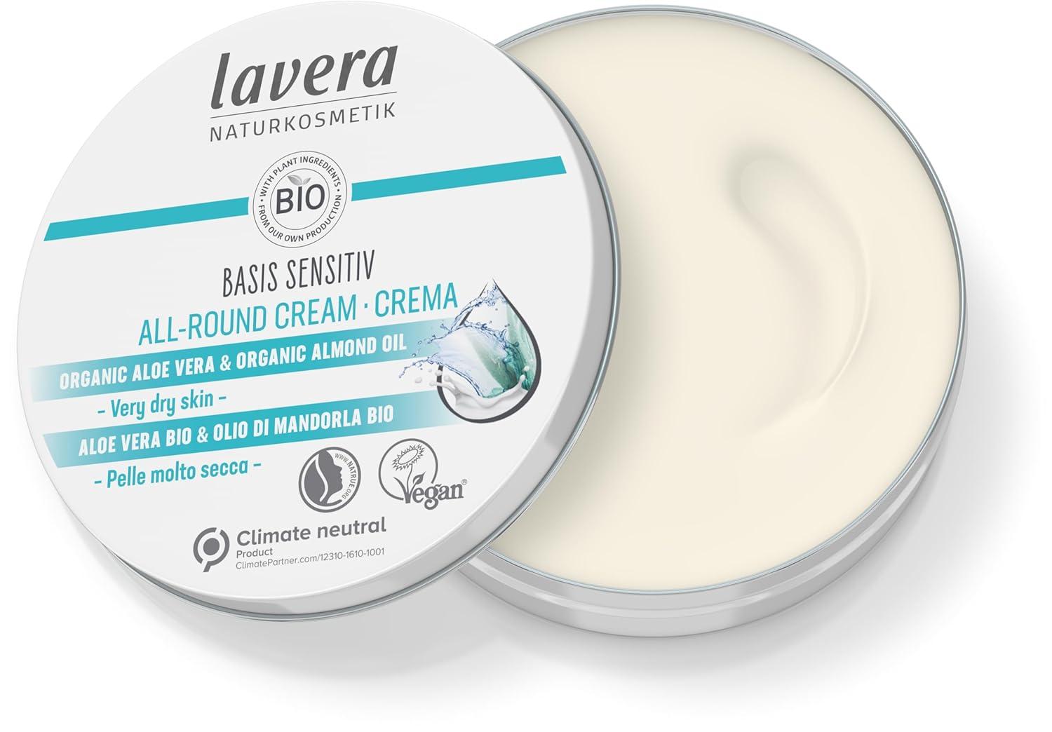 Lavera Basis Sensitiv All-Round Cream - Natural Vegan Cosmetics with ...