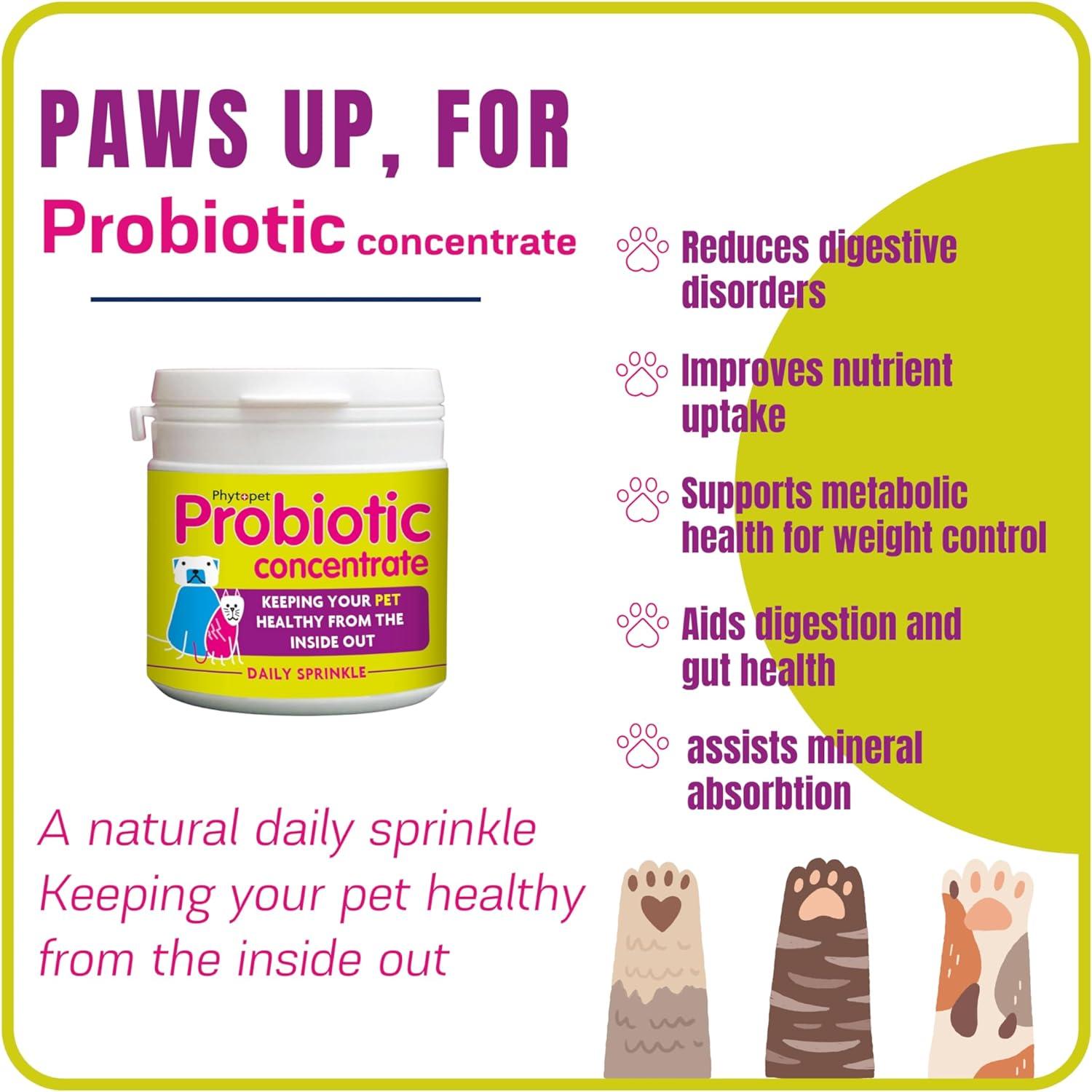 Phytopet Probiotic Concentrate 100g | Veterinary Supplement for Pets ...