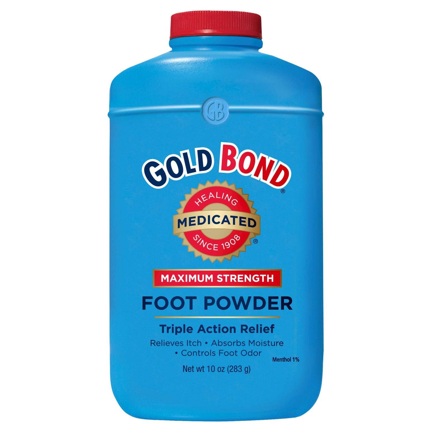 Gold Bond Foot Pwd Size 10z Gold Bond Medicated Foot Powder Triple ...