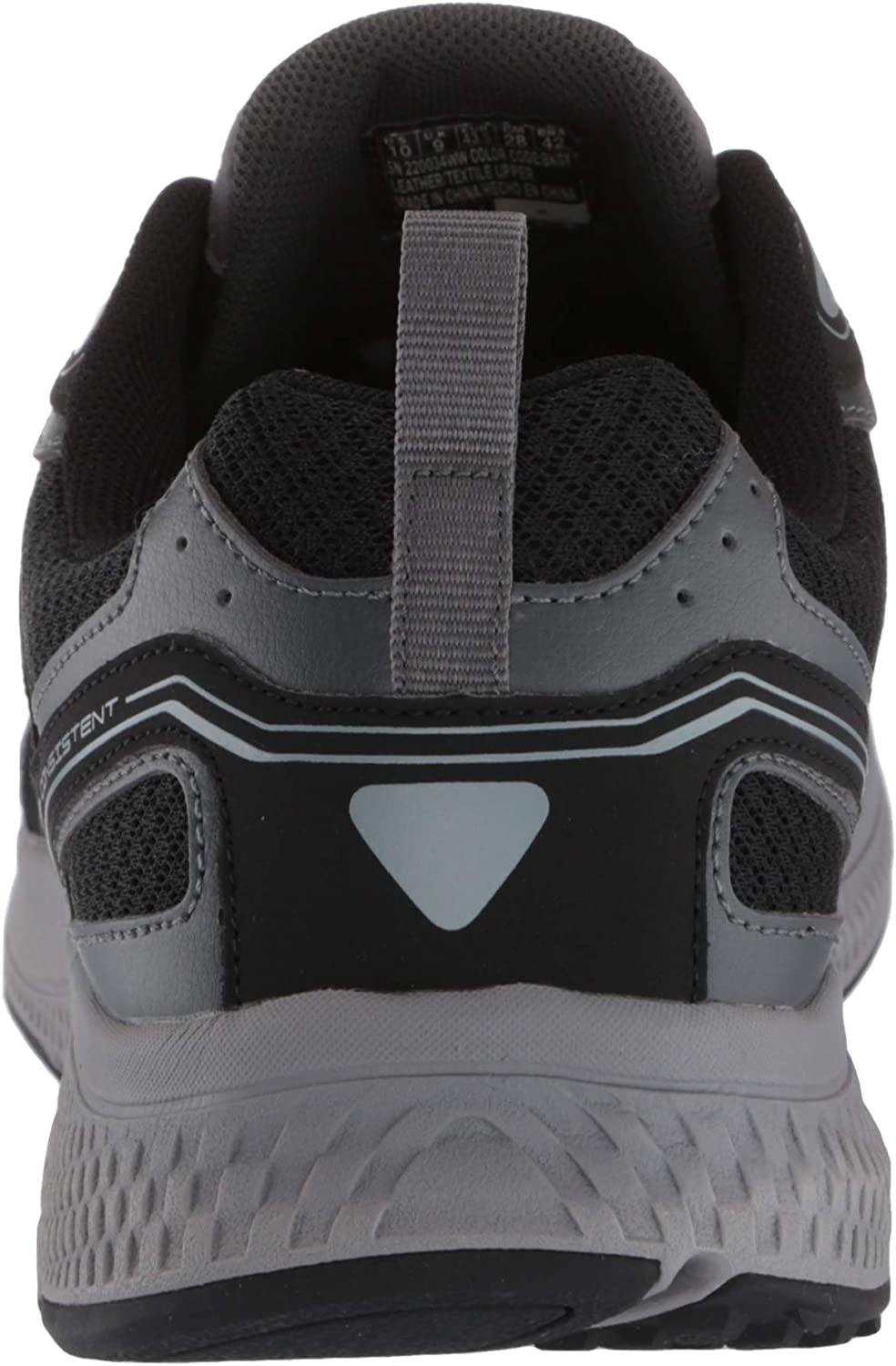Skechers Men's GOrun Consistent Athletic Shoe 11 Black/Grey with Air ...