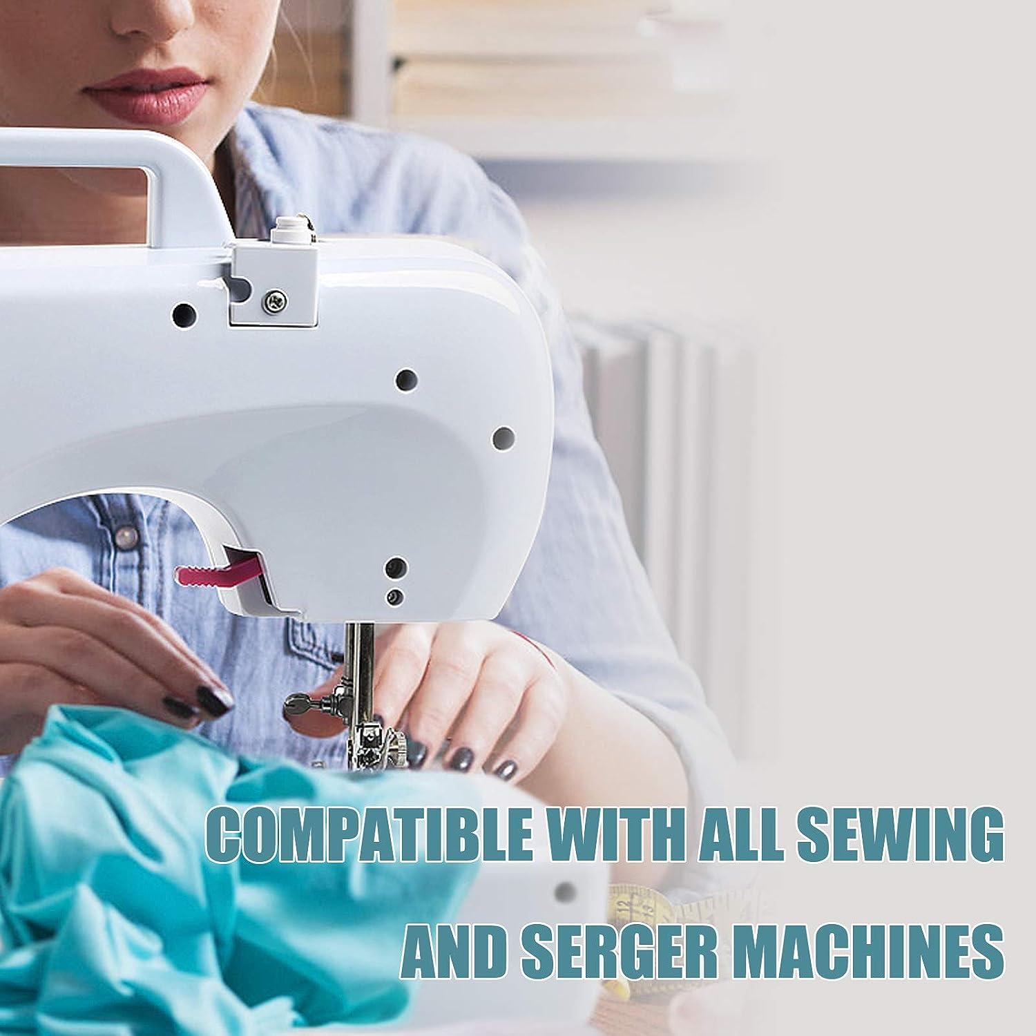 White Polyester Serger Thread - 4 Cones, 3000 Yards Each - All-Purpose ...