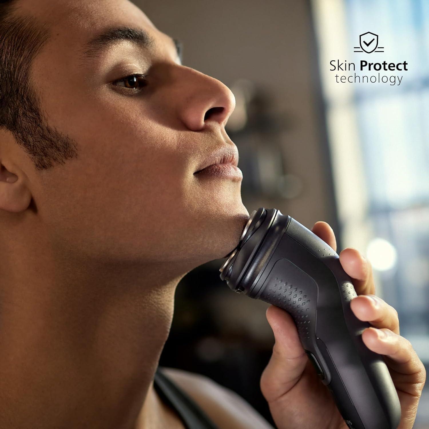 Philips Electric Shaver Series 3000X - SkinProtect Technology, Wet ...