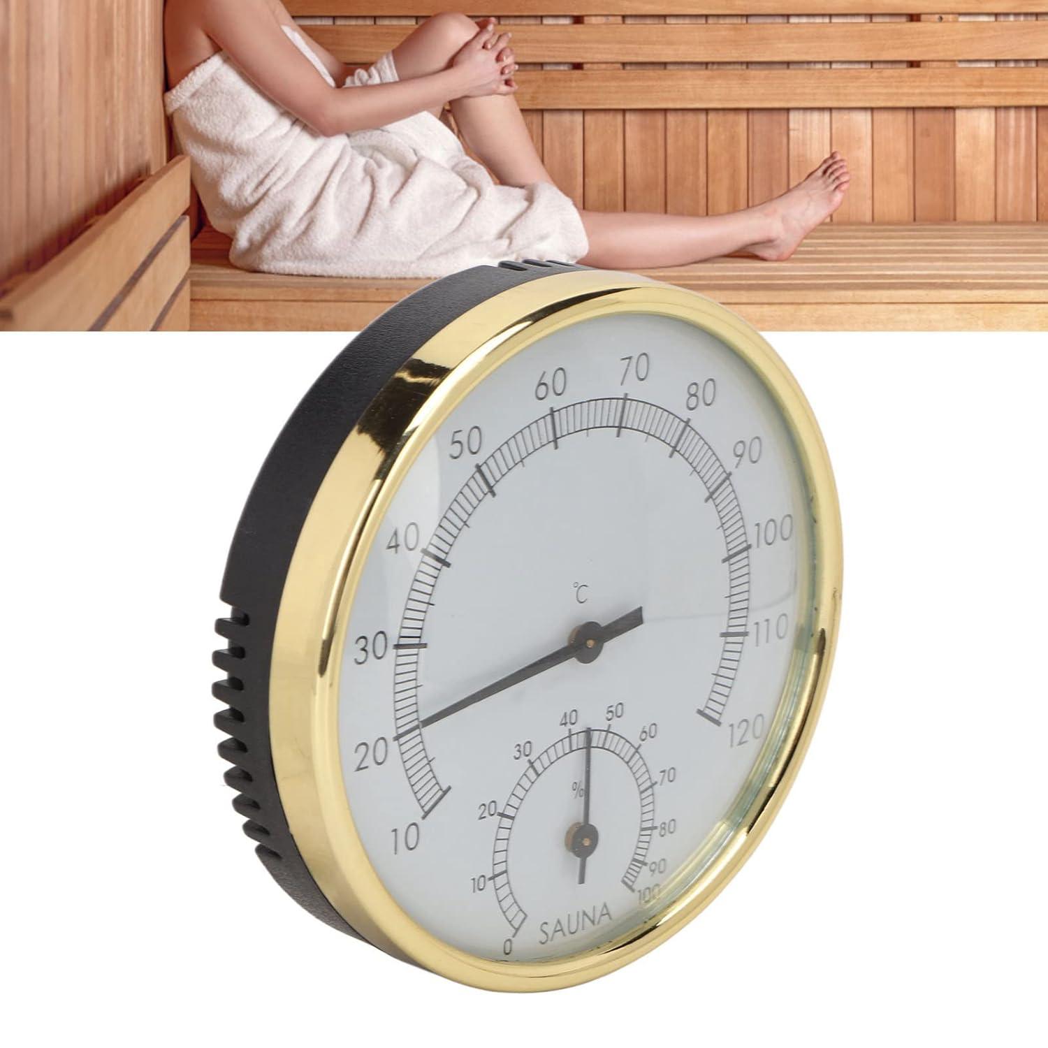 Wall-Mounted Sauna Thermometer & Hygrometer - Accurate Air Humidity ...
