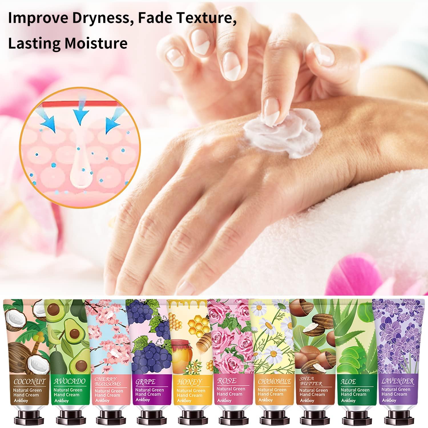 38 Pack Hand Cream Gift Set for Women & Men - Shea Butter Moisturizing ...