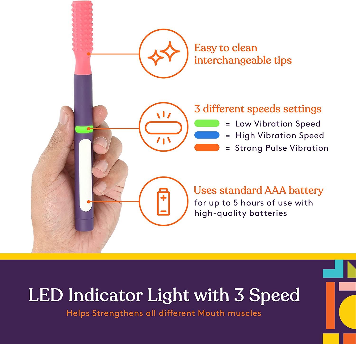 Special Supplies Buzz Buddy Oral Stimulation Kit - 6 Soft Textured ...