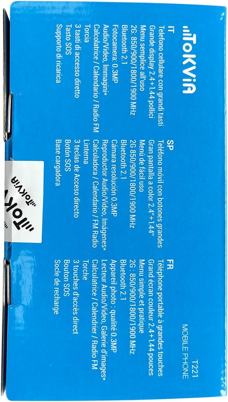 TOKVIA Unlocked Mobile Phone for Elderly with Big Buttons and SOS ...