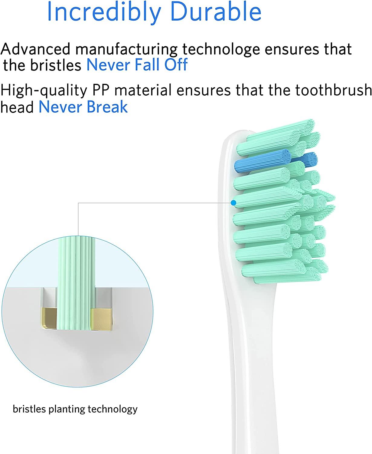 Replacement Toothbrush Heads for Philips Sonicare E-Series - 6 Pack ...