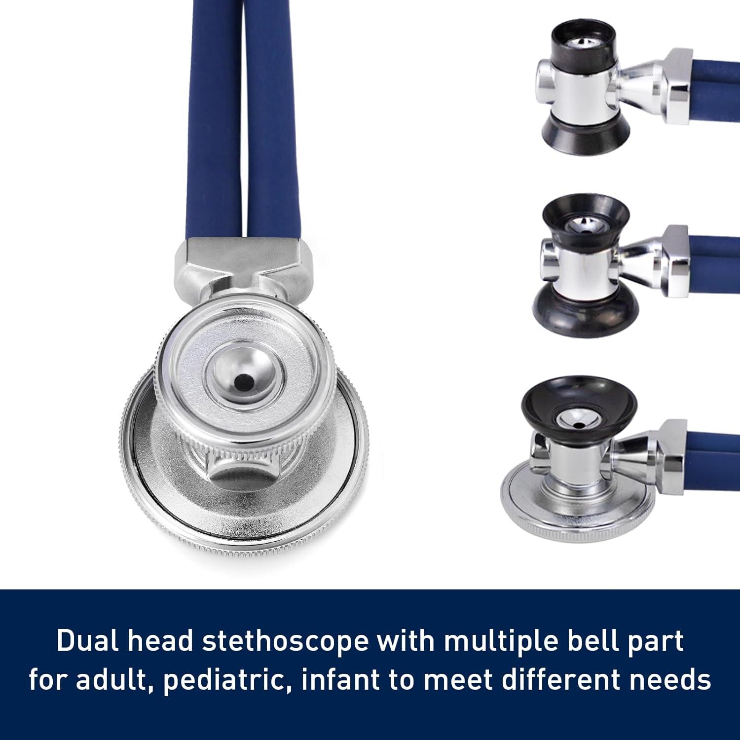 HONSUN Sprague Rappaport Dual Head Stethoscope for Adults & Kids ...