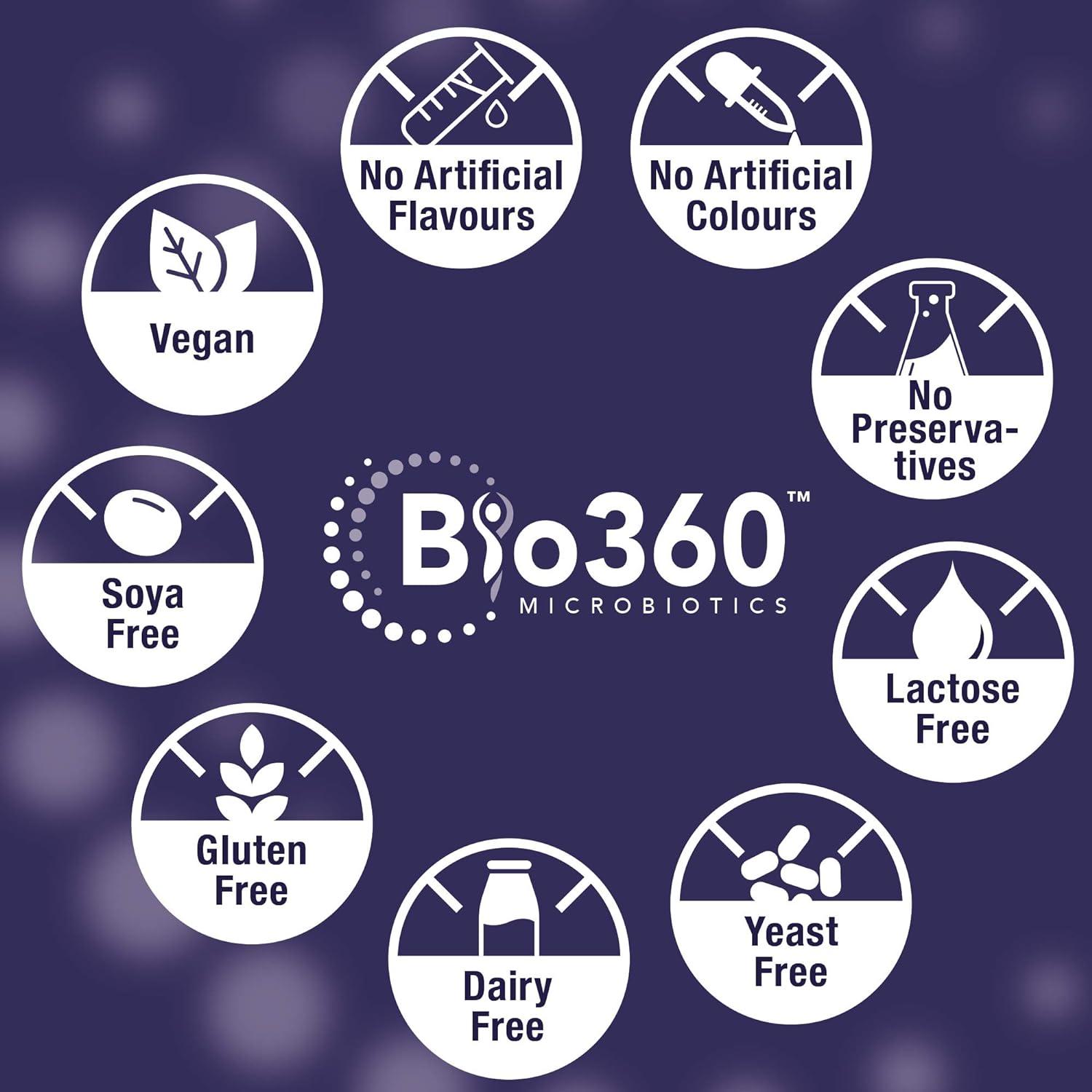 Natures Aid Bio360 Pro-100 Ultra 100 Billion Bacteria 30 Capsules ...