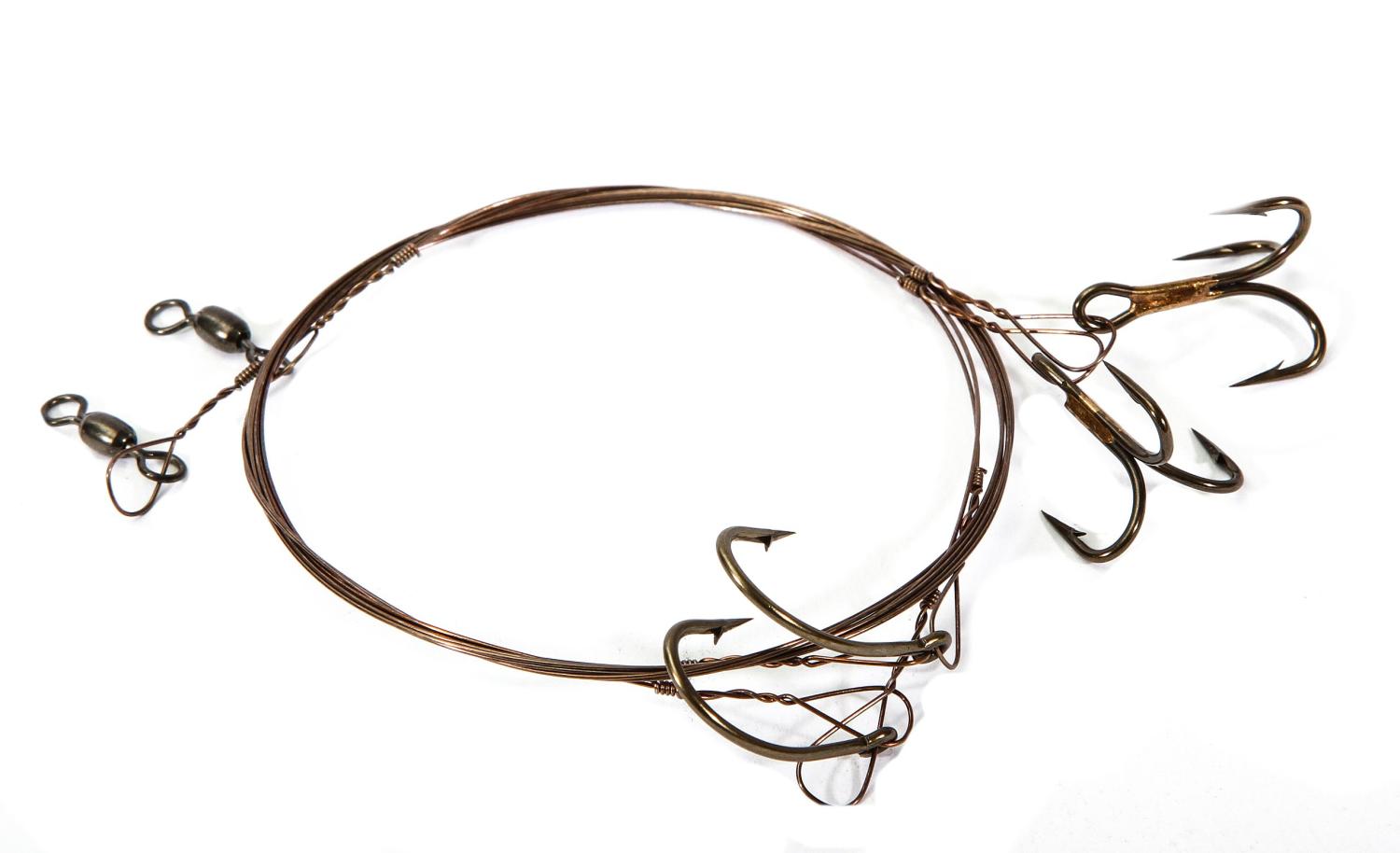 Boone Single Hook Live Bait Rig 1# 4 Treble Hook (2 Pack) | Buy Now ...