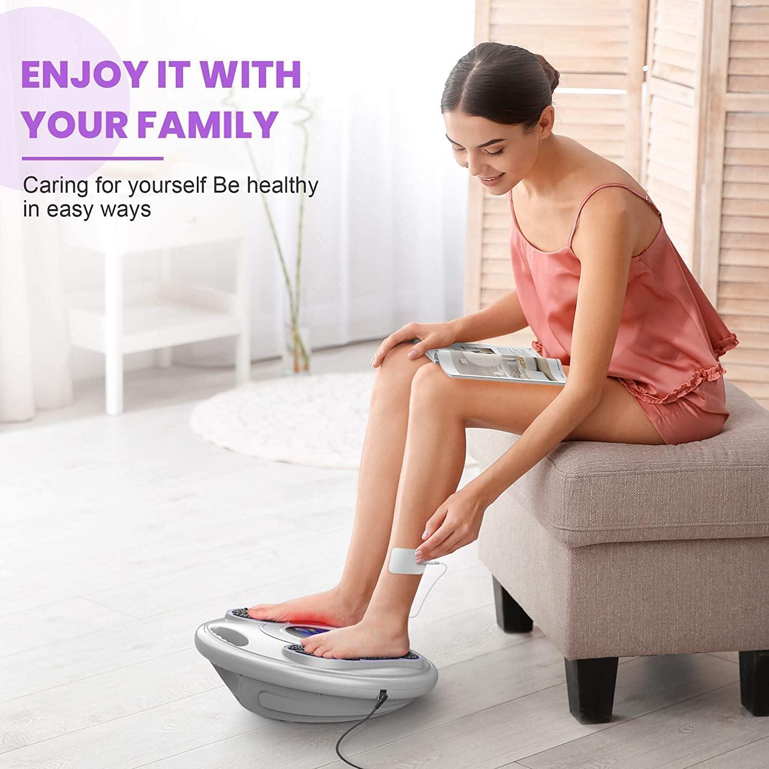 Medic Blood Circulation Stimulator - EMS Foot Massager for Improved Blood Flow Leg Relaxation ...