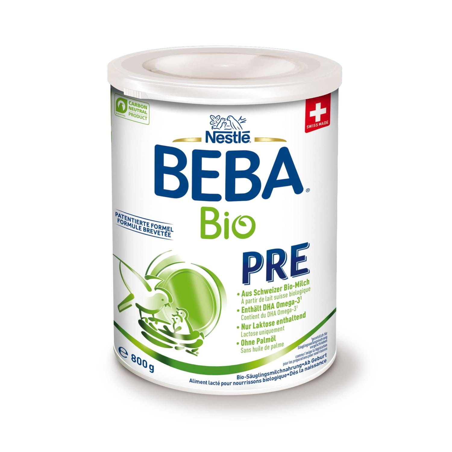 Buy BEBA PRE Organic Infant Milk 800g - Nutritional Formula for ...
